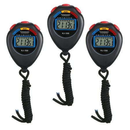 Ustyle Digital LCD Chronograph Waterproof Sports Counter Stopwatch High ...