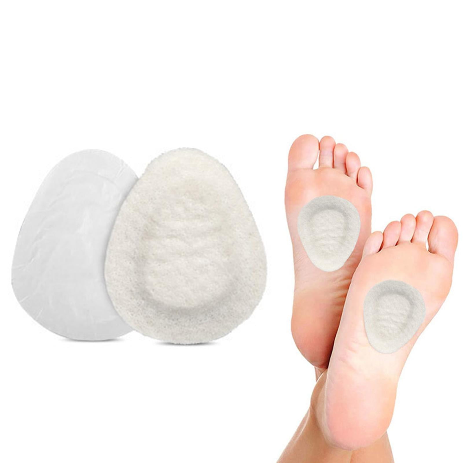 2x Metatarsal Felt Pads Foot Cushion Self Adhesive 1/4 in Thick Foot ...
