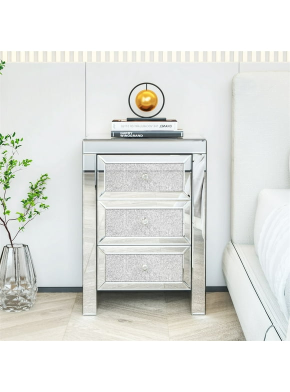 Mirrored Nightstands in Nightstands - Walmart.com