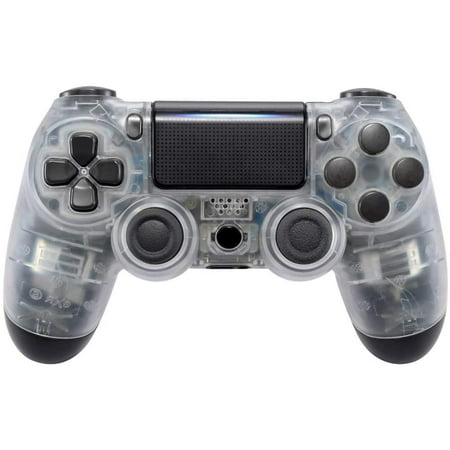 Transparent Clear Faceplate Cover for PS4 Pro Slim Controller, Front ...