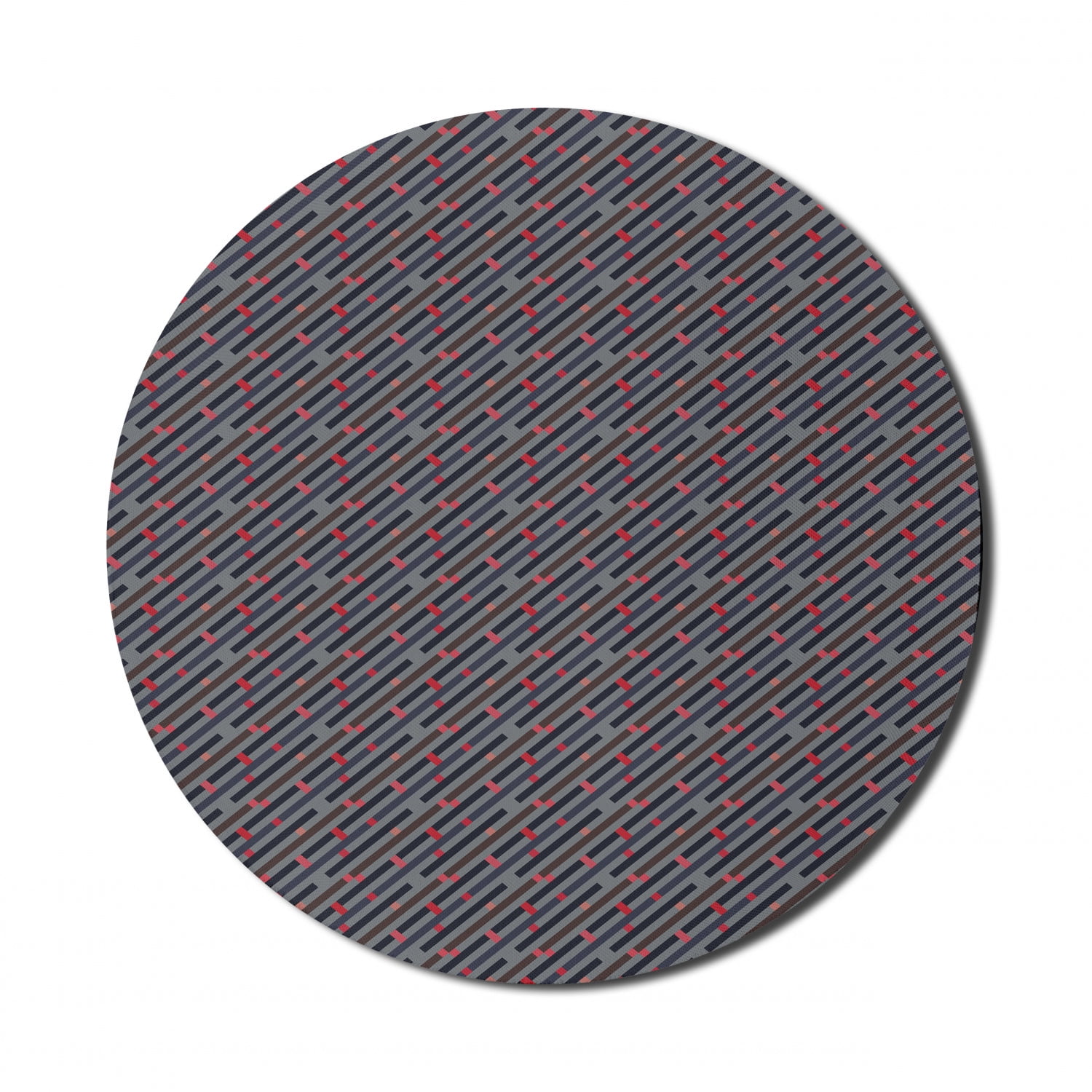 Geometric Mouse Pad for Computers, Diagonal Strips Lines and Rectangles ...