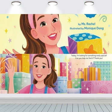 Ms Rachel Banner Poster Wall Decor Birthday Backdrop Background Party ...