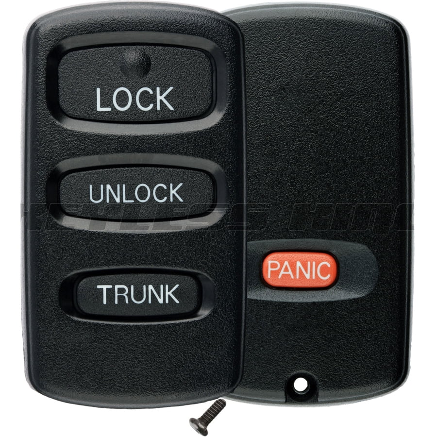 KeylessOption Keyless Entry Remote Key Fob Case Shell Button Pad Outer ...