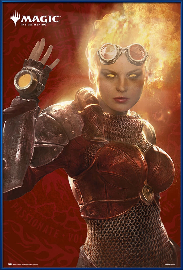 Magic The Gathering - Mtg - Framed Gaming Poster (Chandra Nalaar ...