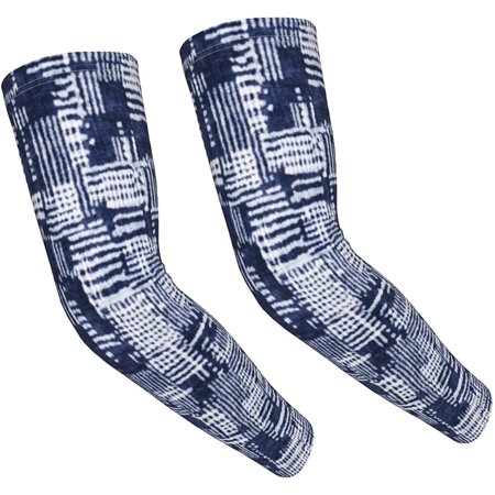 Abstract Graphics Cooling Arm Sleeves Anti-Slip Ice Silk Arm Cover For ...