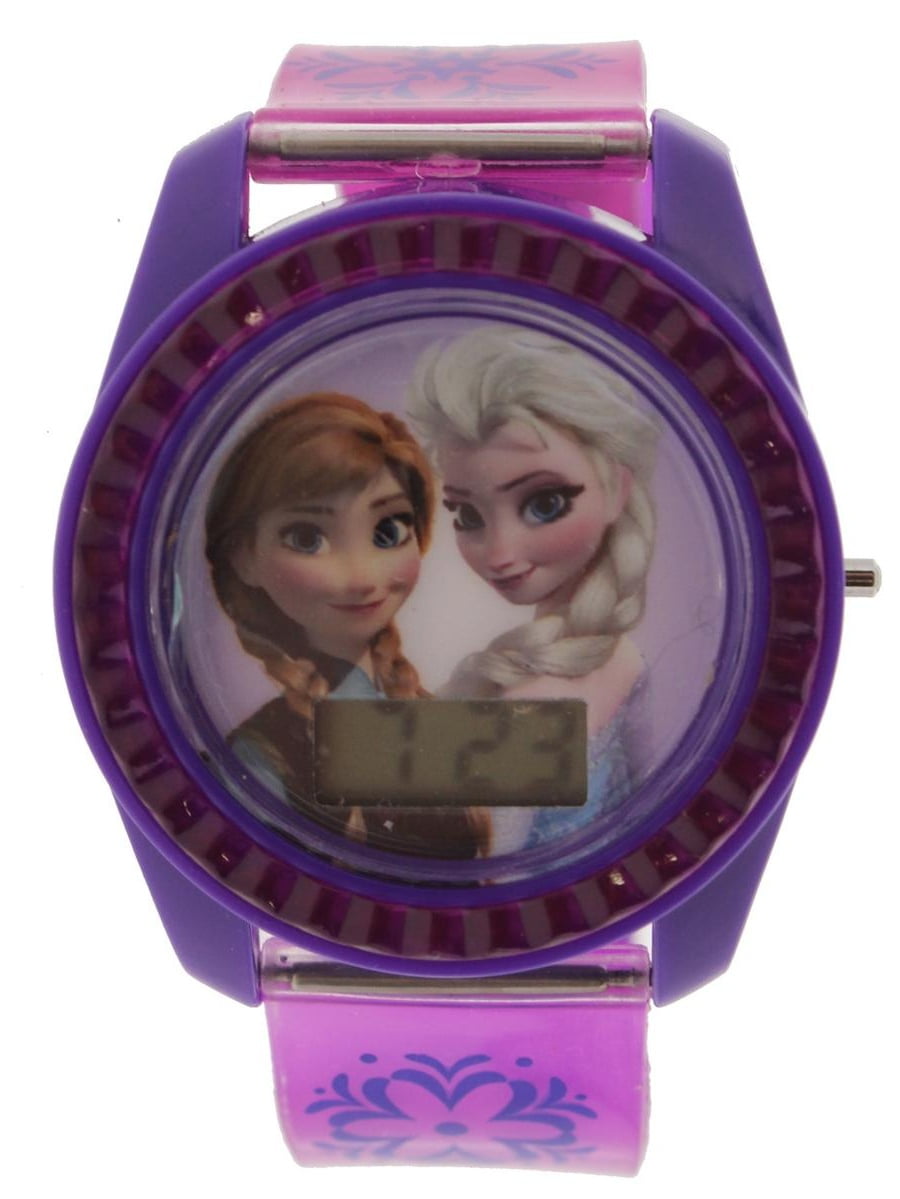 Disney's Frozen Kids' Digital Watch with Elsa and Anna on the Dial ...