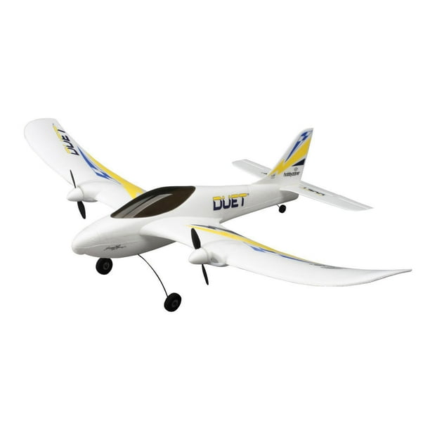 HobbyZone Duet RC Airplane RTF Includes controller transmitter battery ...