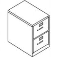 HON 2 Drawers Vertical Lockable Filing Cabinet, Putty - Walmart.com