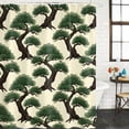 66x72 Inch Shower Curtains for Bathroom, Bonsai Tree Fabric Bath ...