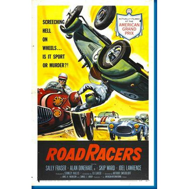 Roadracers Movie Poster Art Poster 24x36 Unframed, Age: Adults ...