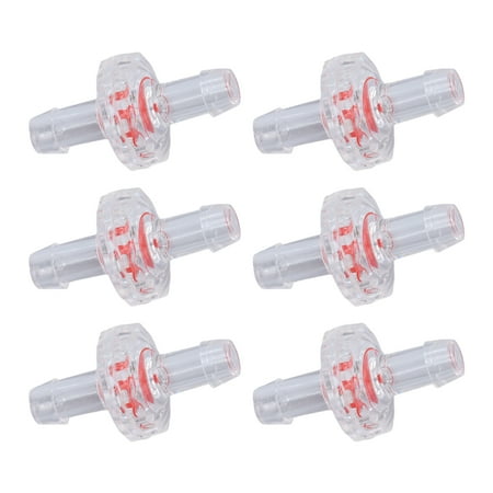 One Way Check Valve, 10Pcs Anti Backflow Check Valve One Way PP Plastic ...