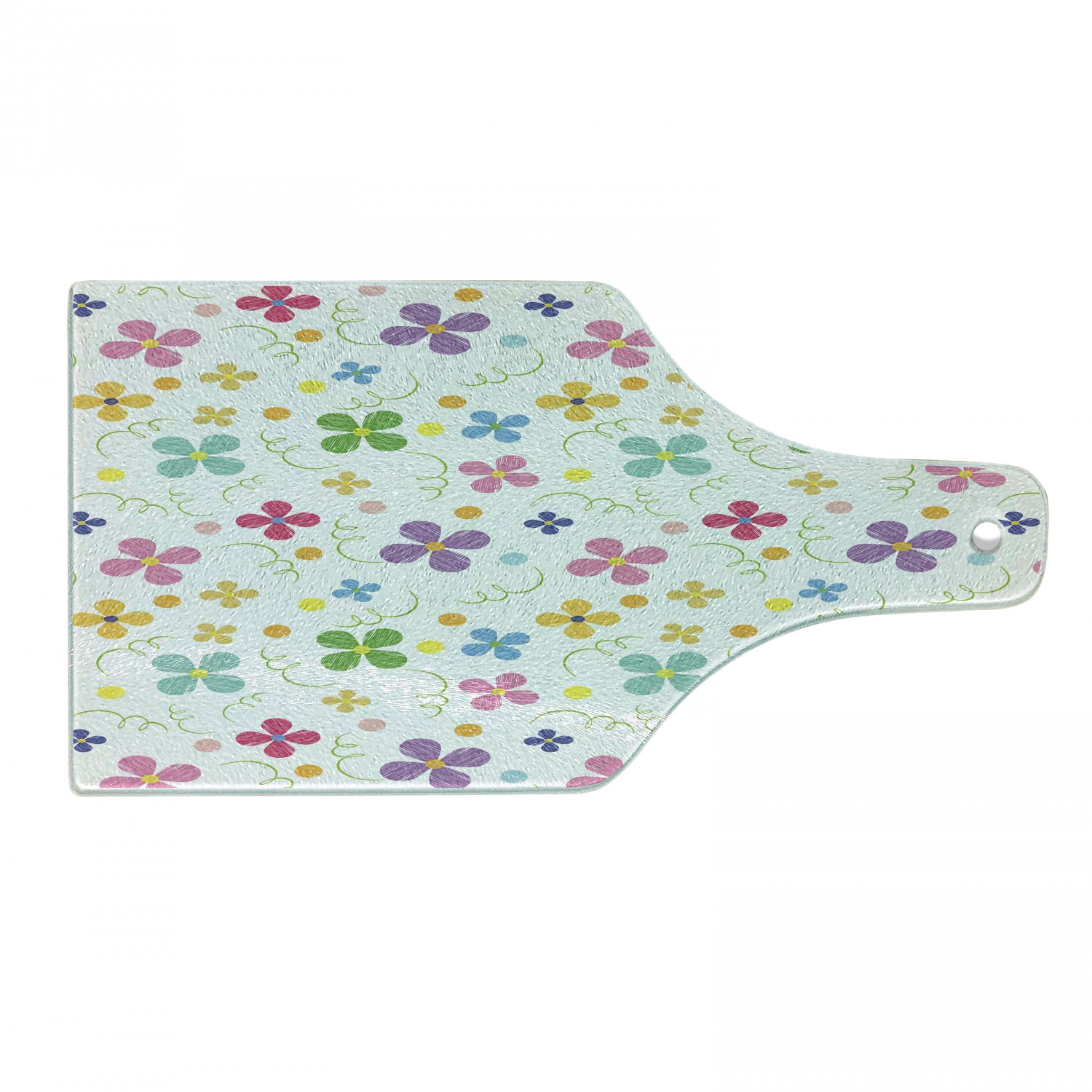 Flower Cutting Board, Spring Inspired Sketch Art Style Daisy Blossoms ...