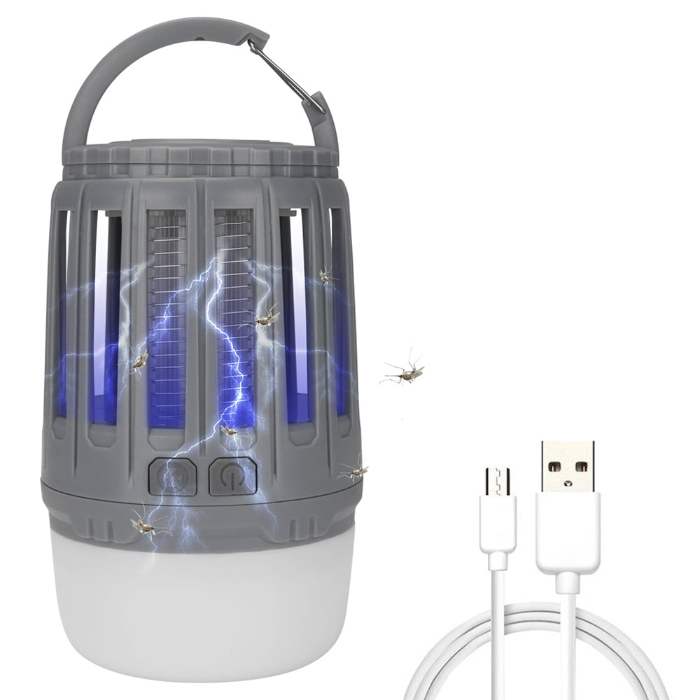 USB Rechargeable Mosquito Killing Lamp Portable Tent Light Built-in ...