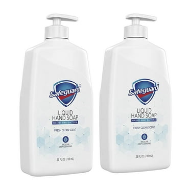 Safeguard WASH Liquid Hand Soap, Fresh Clean Scent, 25 oz - Walmart.com