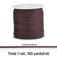 1 Roll Nylon Thread DIY Material for Jewelry Making Coconut Brown 0.8mm ...