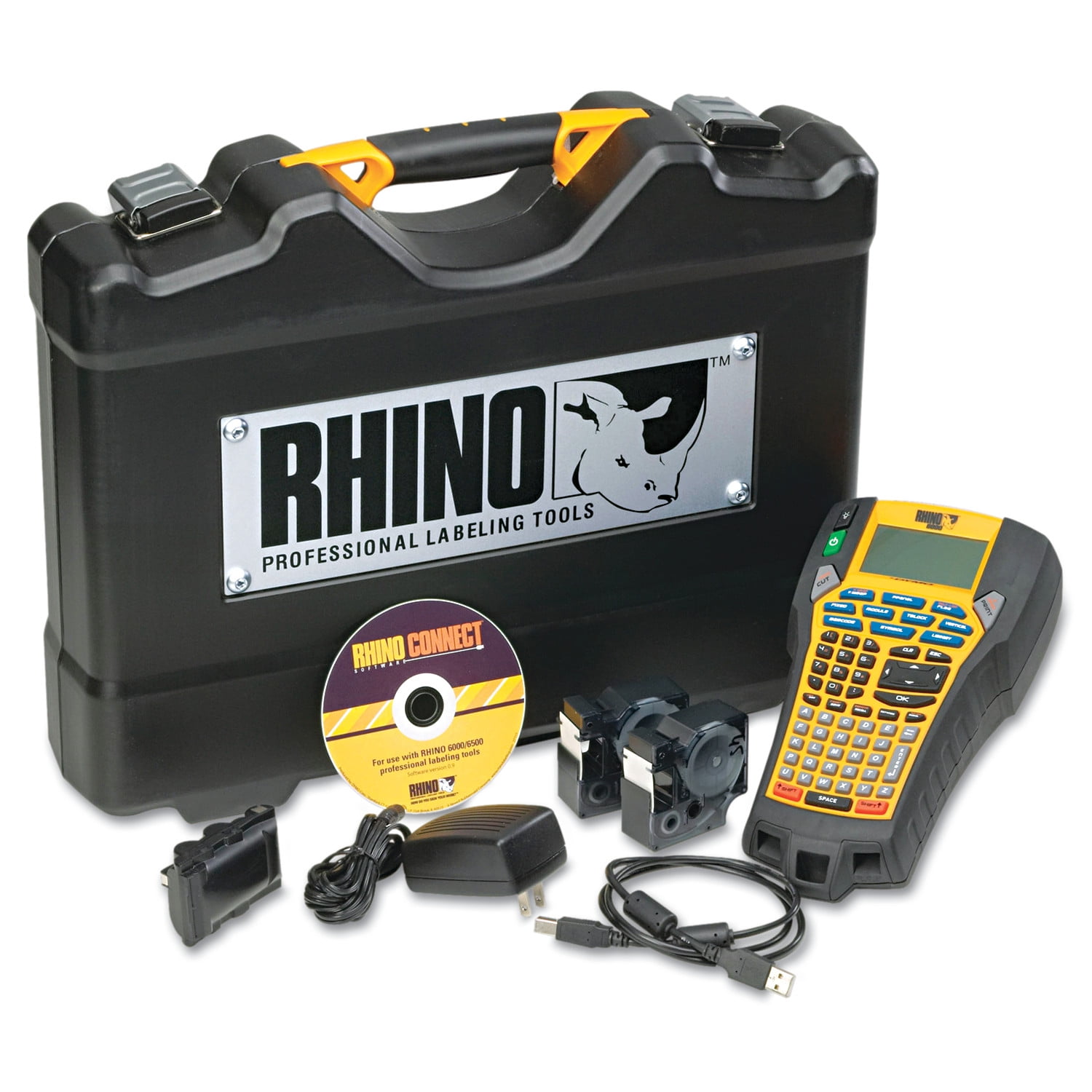 DYMO Rhino 6000 Industrial Label Maker Kit 5 Lines 13 4 5w X 17 4 5d