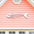 Outdoor Bonefish Wall Art – PVC Nautical Fish Decoration for Coastal ...