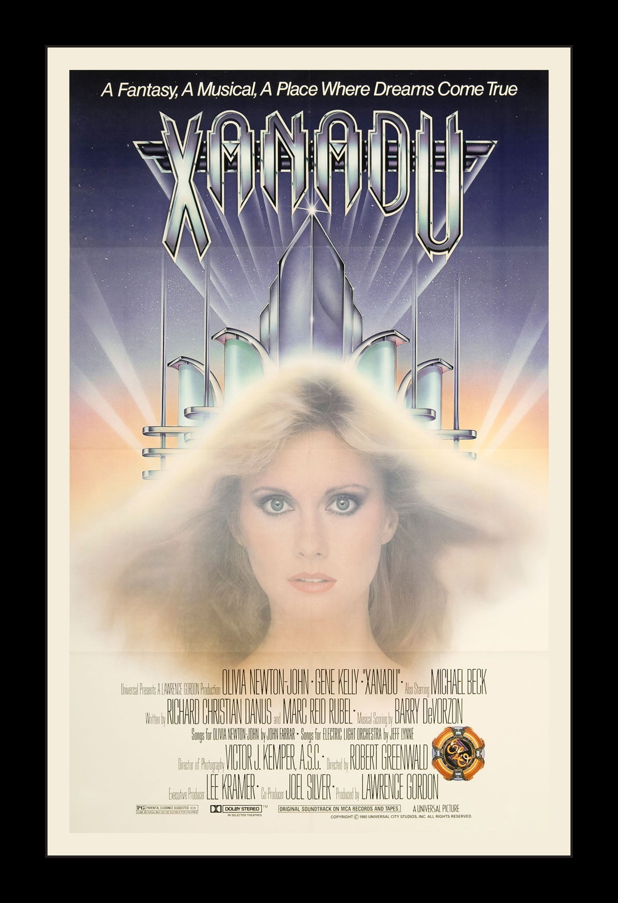 XANADU - 11x17 Framed Movie Poster - Walmart.com