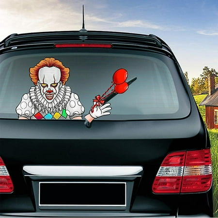 (1 Pack) Halloween Wiper Sticker Can Remove The Car's Rear Windshield ...