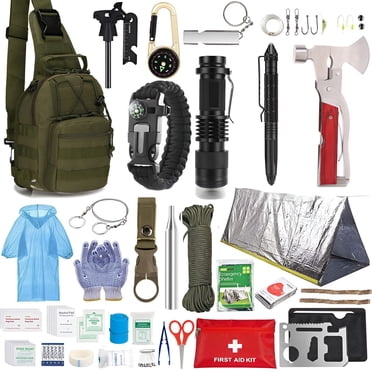 2-Person Emergency Kit: 72hr Survival Food, Water & Gear for Disasters ...