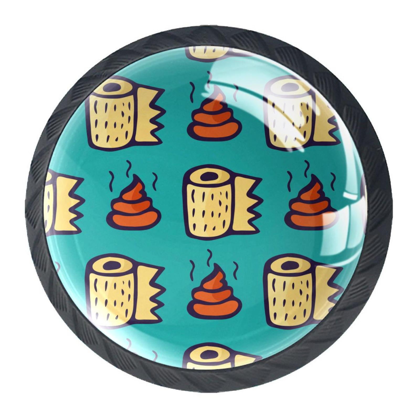 4 Pcs Cute Poop Funny Knobs for Kitchen Cabinet Cupboard Dresser ...