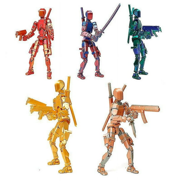 T13 Action Figure Titan 13 Action Figure Robot Action Figure3D Printed ...