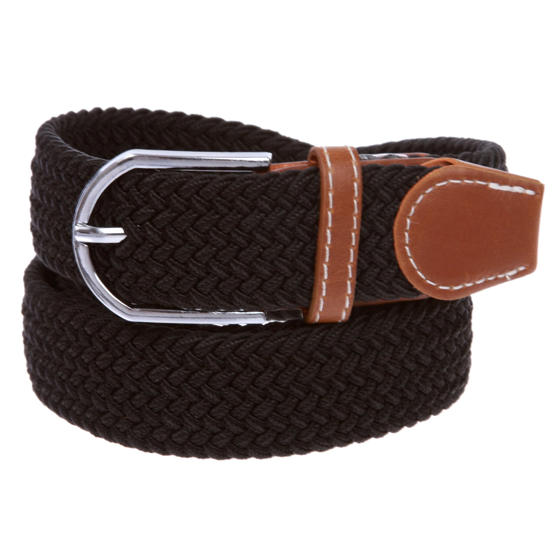 1 1/4'' Braided Woven Elastic Stretch Belt - Walmart.com