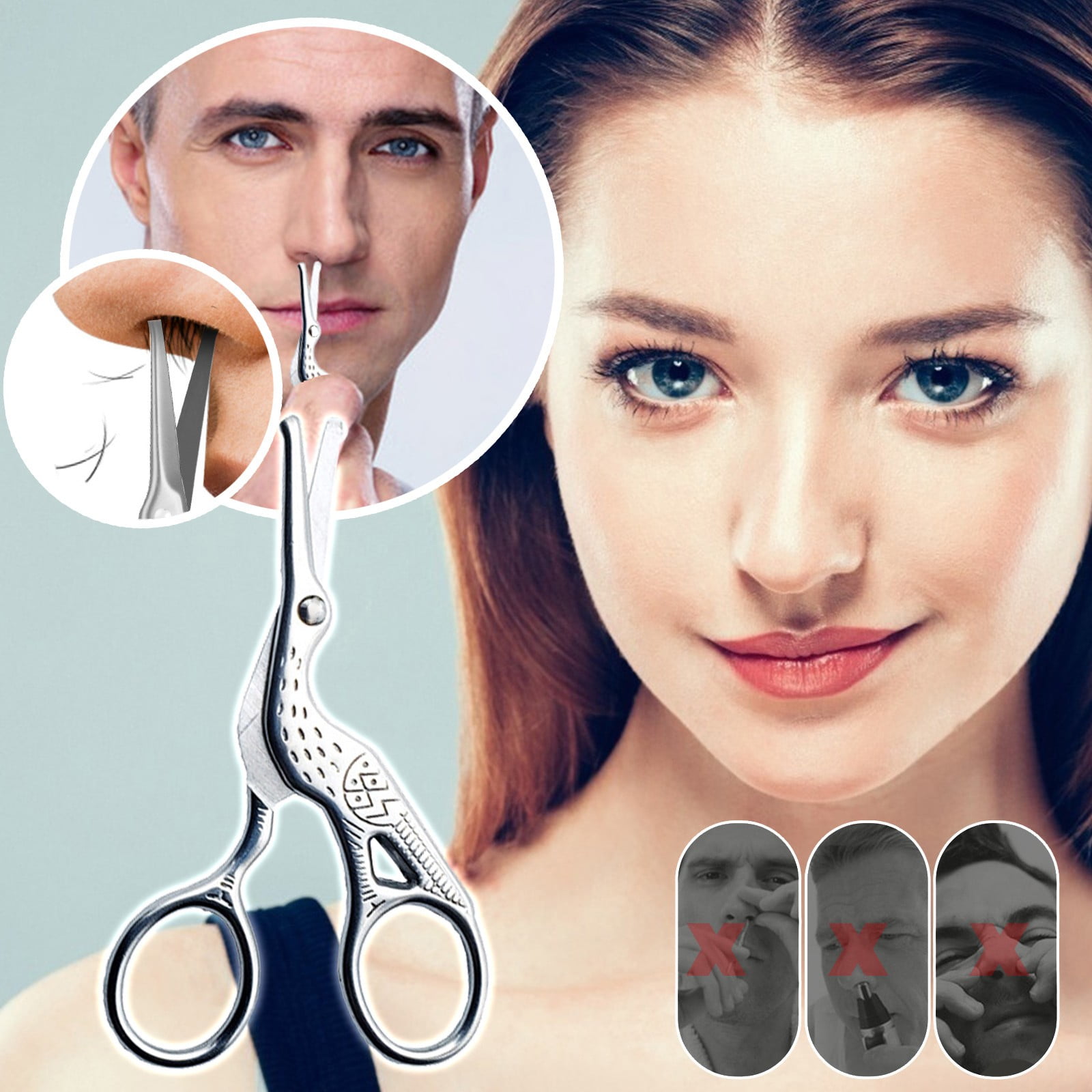 Click here for Riforla Nose Hair Scissors Eyebrow Scissors Stainl... prices