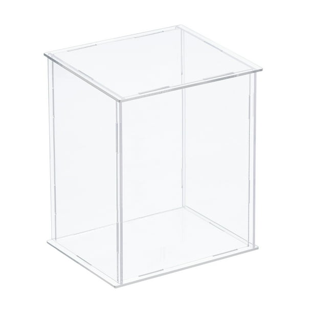 Uxcell Clear Display Case, Acrylic Box Assemble Dustproof Box Showcase ...