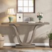 Tribesigns 55-inch Narrow Farmhouse Console Table, Rustic Wood Sofa ...