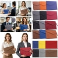 Leather File Folder Envelope Document Organizer 1 Pack For Office ...