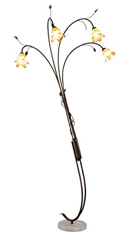 OK Lighting Windance Floral Arch Lamp - Walmart.com
