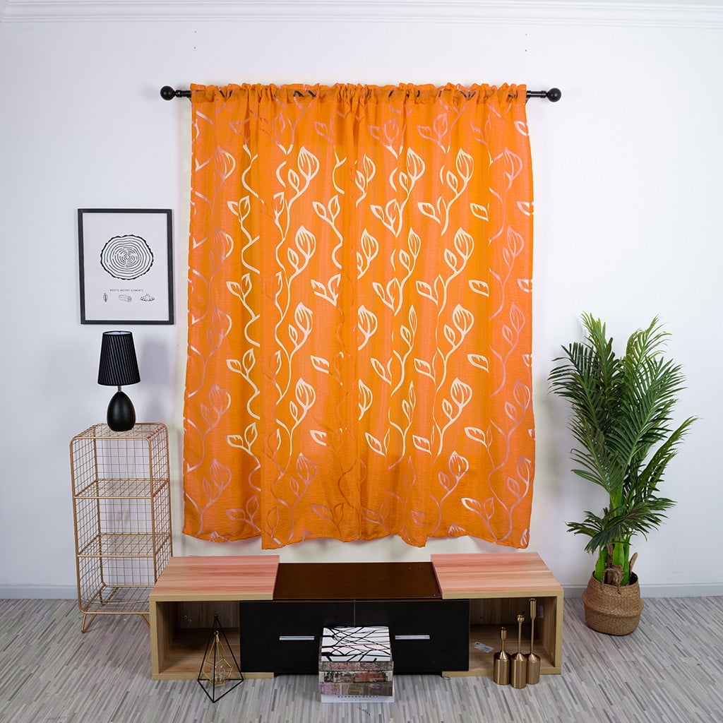 Click here for Ryrdwp Sheer Trees Curtain Tulle Window Treatment... prices