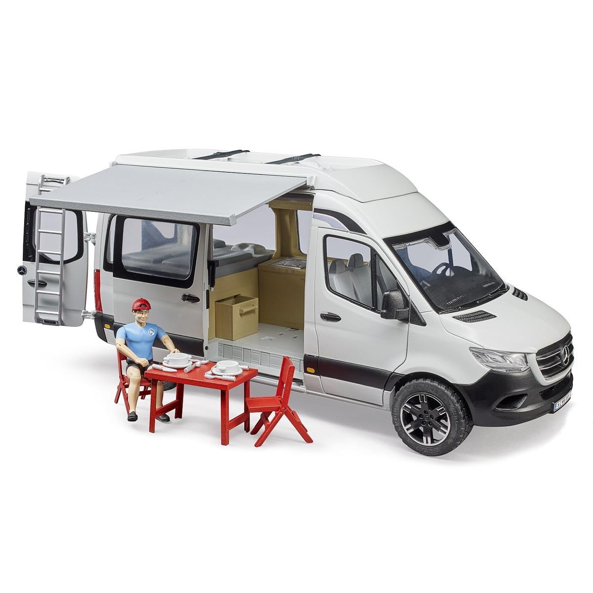 1/16 Bruder Mercedes-Benz Sprinter Camper with Driver 2672 - Walmart.com