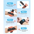 4 Pack Wristbands for Just Dance 2026 2025 2024 & Zumba Burn It Up [for ...