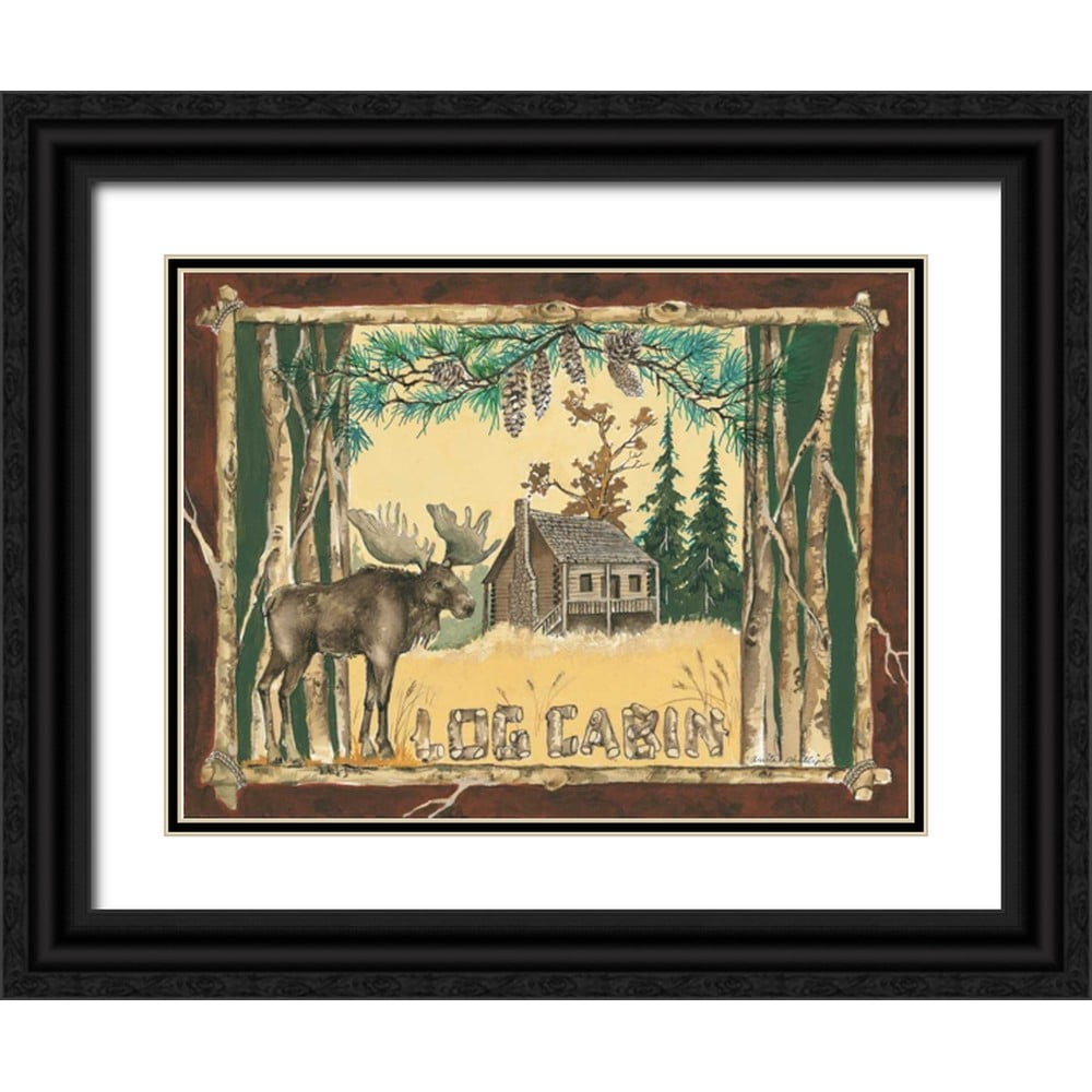 Phillips, Anita 24x19 Black Ornate Wood Framed with Double Matting ...