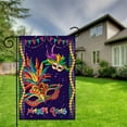 A Garden Flag For Outdoor Patio Decoration Carnival Theme With Masks ...