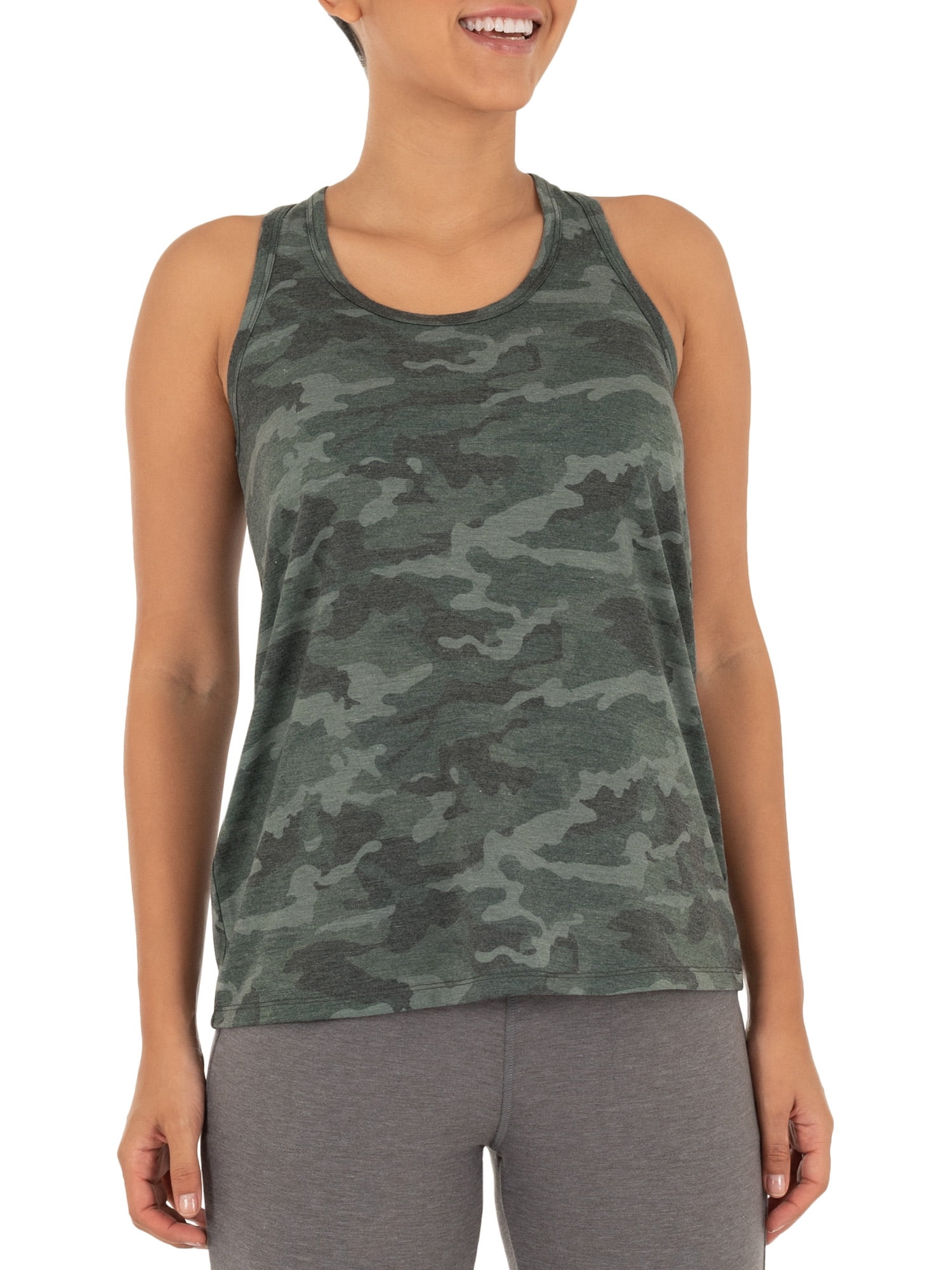 Athletic Works Women's Active Camo Tank - Walmart.com