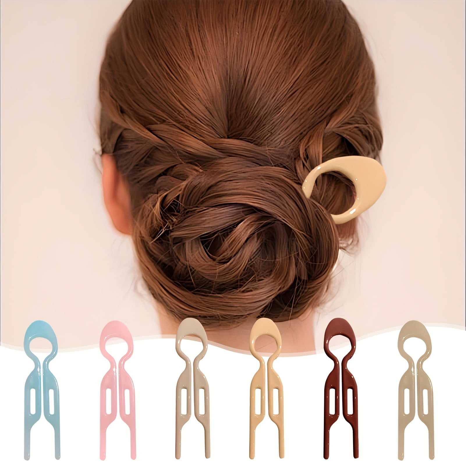 Click here for Addfst 6 Pieces U Shaped Hair Pins French Hair Pin... prices