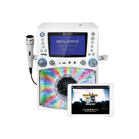 Singing Machine Classic Series STVG785W - Karaoke system - white ...