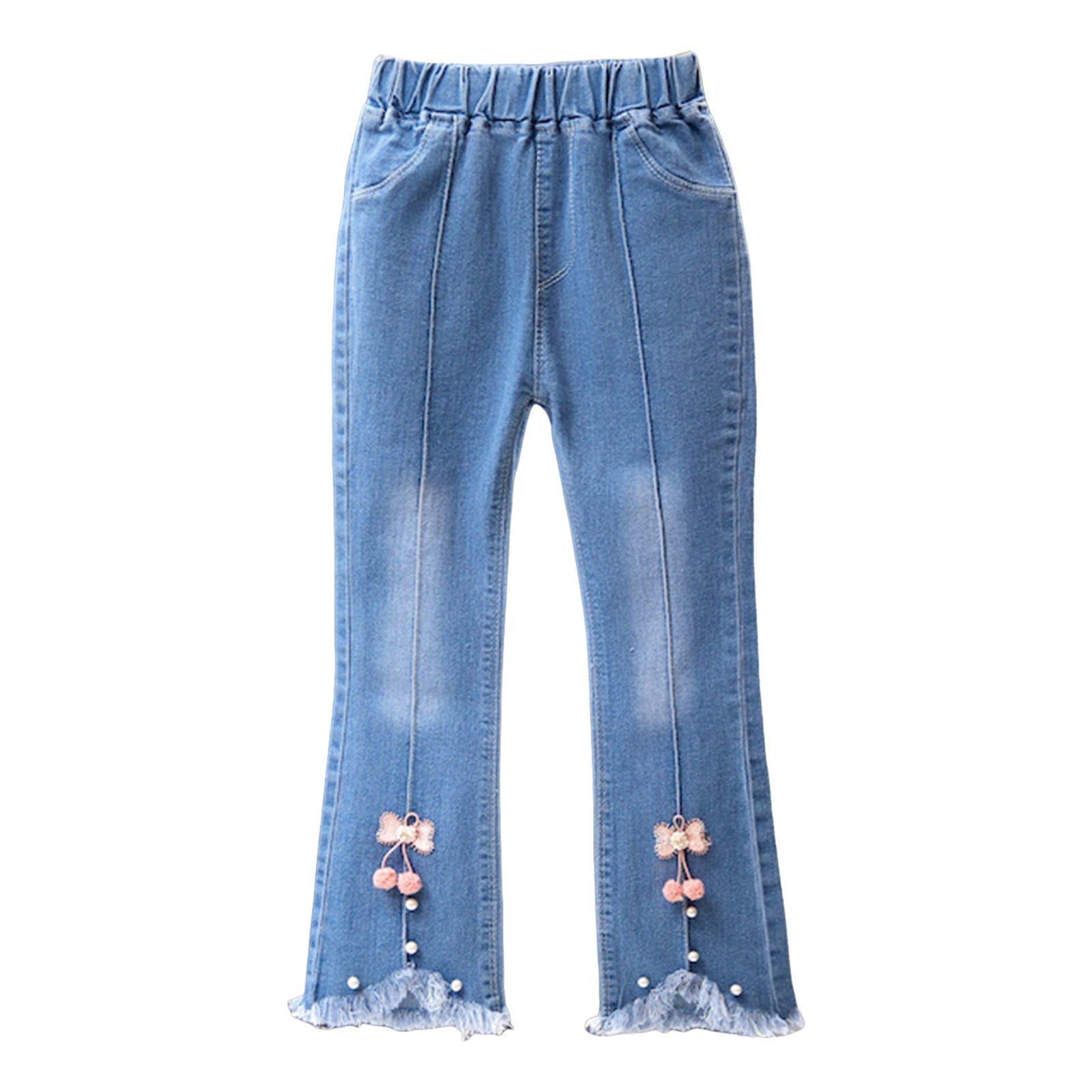 Click here for Gubotare Girls Flare Jeans Girls Ripped Flare Bott... prices