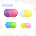 Naler 8Pcs Large Colorful Paper Lanterns, Chinese Decorations for ...