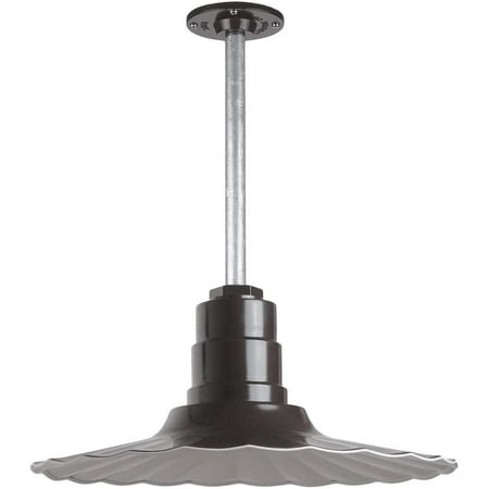 Eagle Rock Pendant | Ceiling Mounted Light | 16 inch Radial Wave | 12 ...