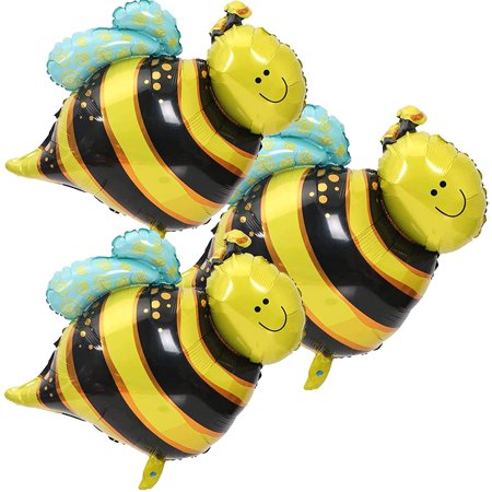 Bee Balloon for Bee Party Decoration Happy Bee Day Bee Balloons 3 Pack ...