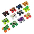 Hot Wheels Monster Jam Mini Trick or Truck Box, 24 Mini Monster Trucks ...