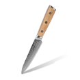 Lifespace Luxury 3pce Olive Wood Handle Full Tang Damascus Blade Chef ...