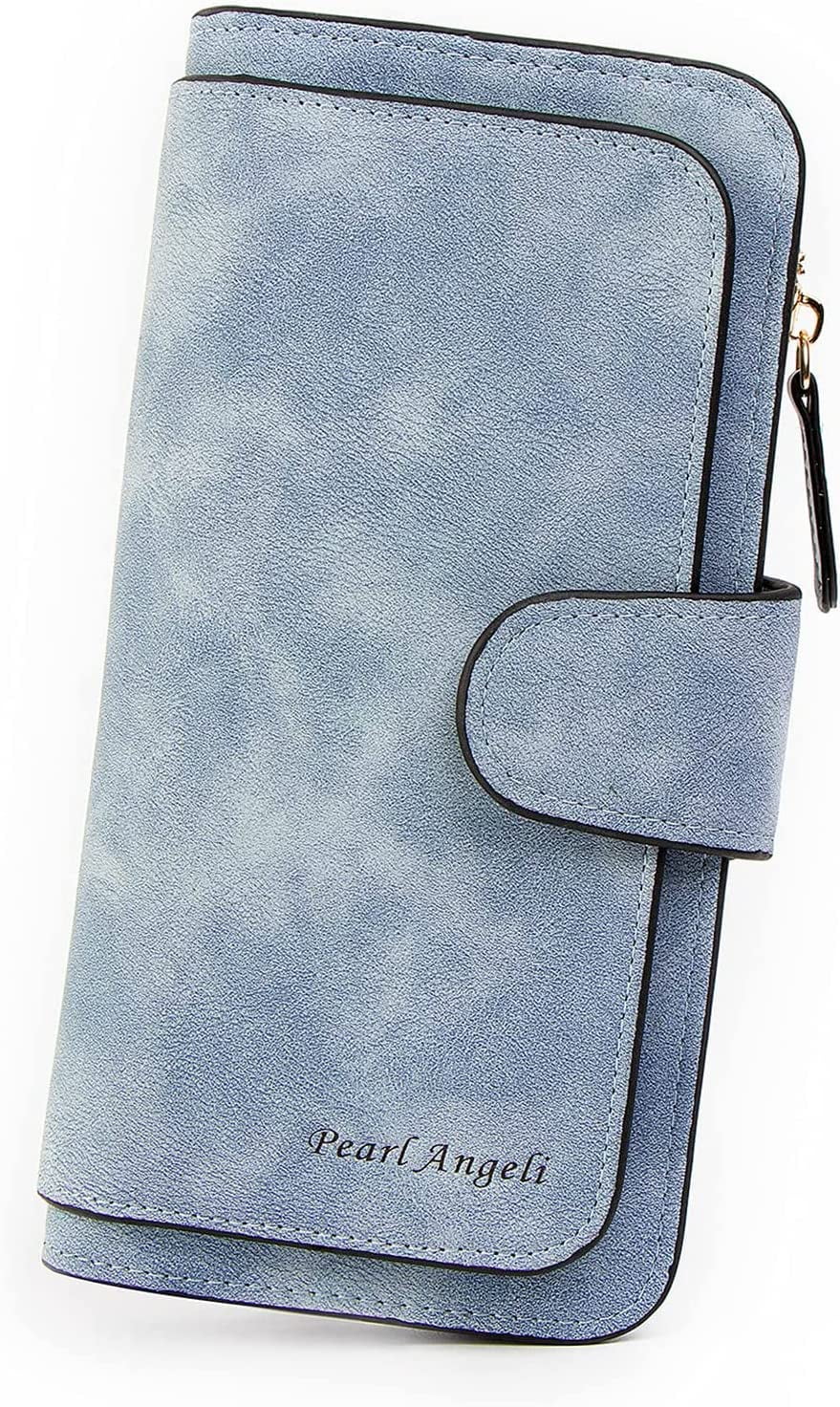 Pearl Angeli RFID Wallets Women's Fashion PU Leather Trifold Clutch ...