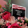 3drose, Freedom Is Not Free. Patriotic Quote., 6 Greeting Cards with ...