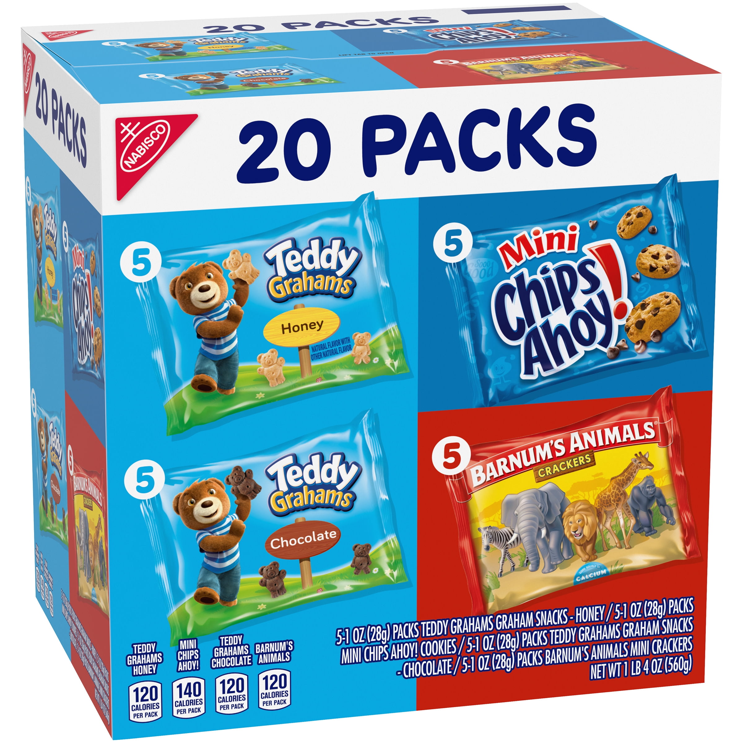 Buy Nabisco Fun Shapes Variety Pack, Barnum's Animal Crackers, Teddy ...
