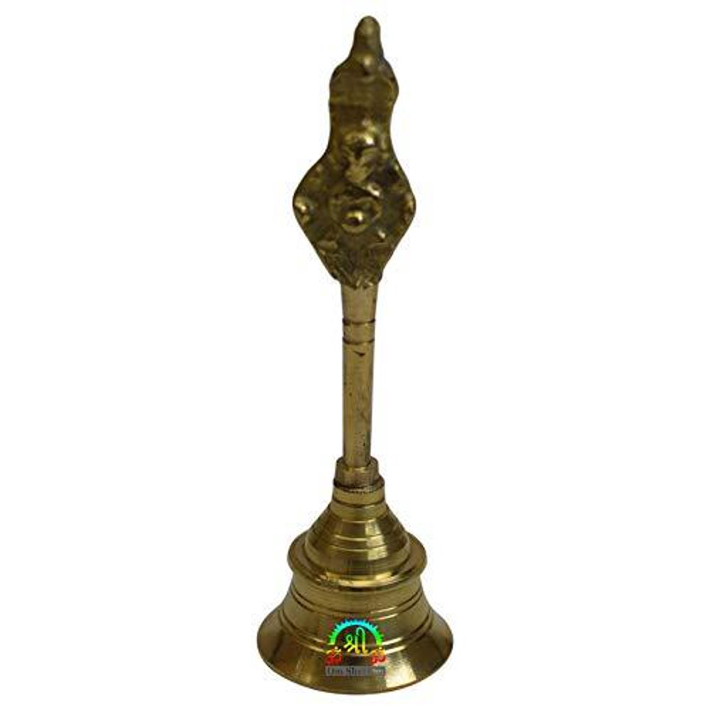 Hindu Religious Worship Brass Bell Musical Instruments Cymbal Puja Item ...
